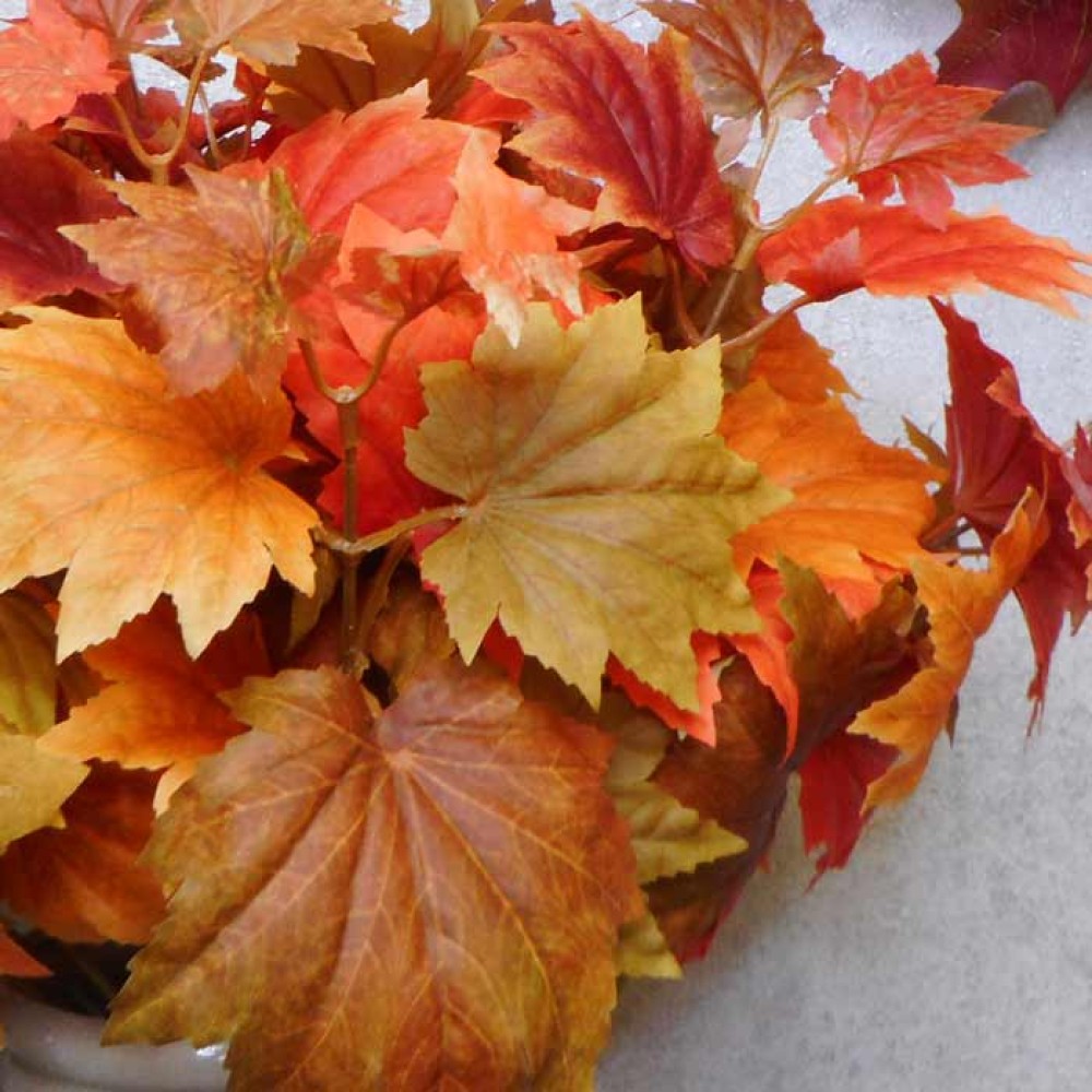 Artificial Maple Leaves Bush | Artificial Leaves