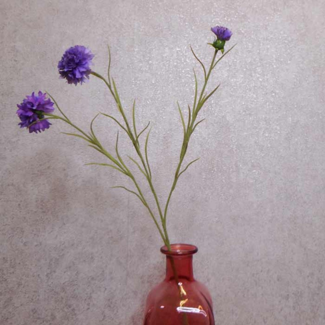 Artificial Meadow Cornflowers Purple Flowers 56cm | Artificial Flowers
