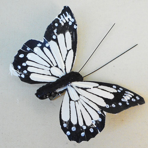 Artificial Butterflies on Clips and Wires