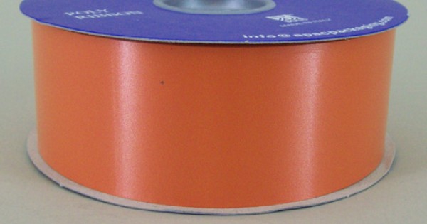 Poly Ribbon Orange | Florist Supplies