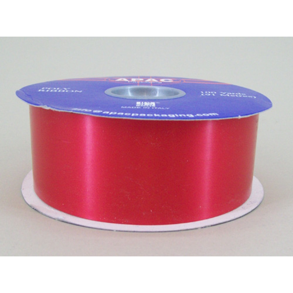 Florist Supplies Poly Ribbon Red 50MM X 91M