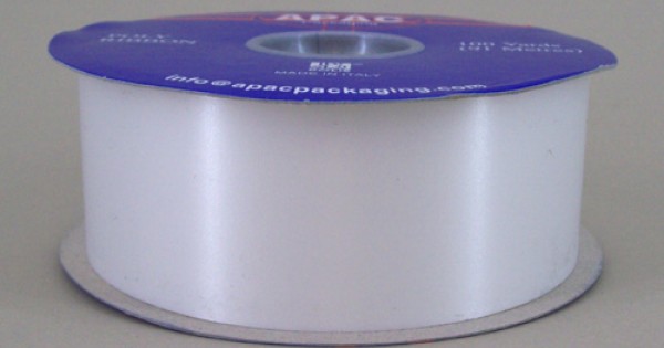 Poly Ribbon White | Florist Supplies