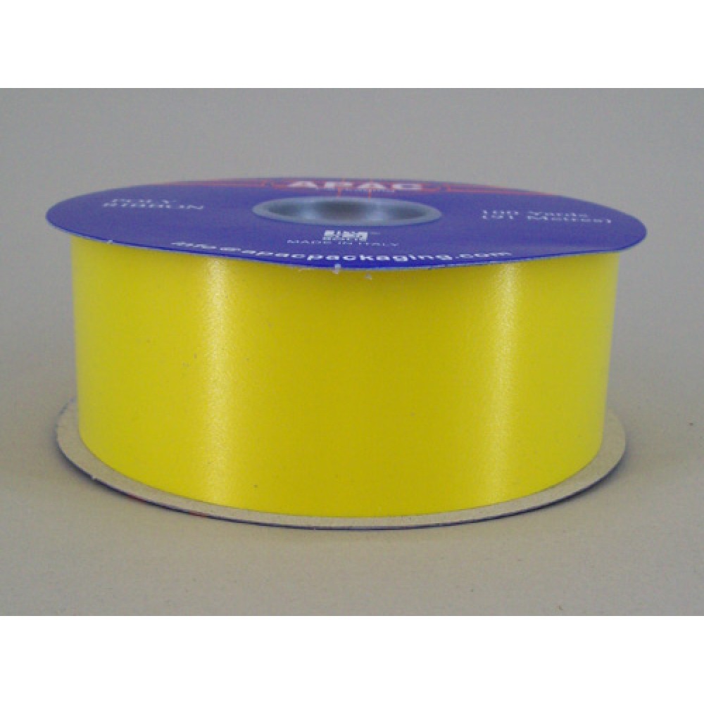Poly Ribbon Yellow | Florist Supplies