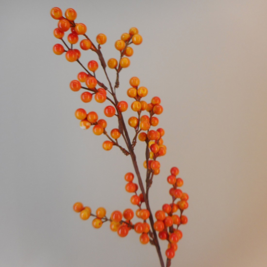 Artificial Autumn Berries Orange 70cm | Artificial Berries