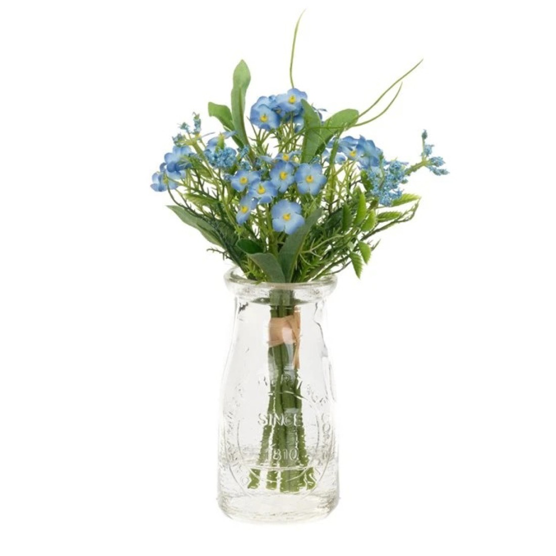 Artificial Forget me Nots Vase Blue | Artificial Flower Arrangements