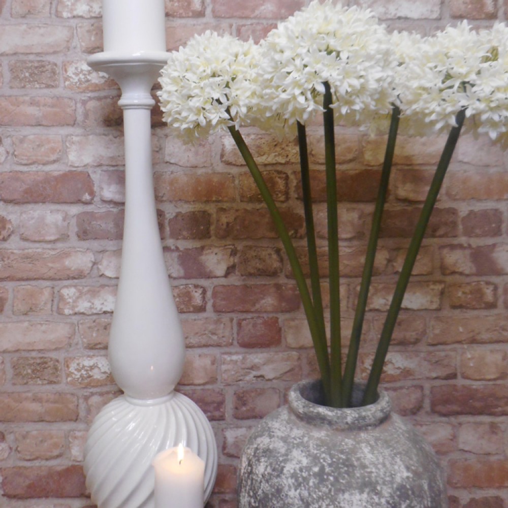 Giant Silk Allium Cream 83cm | Artificial Flowers