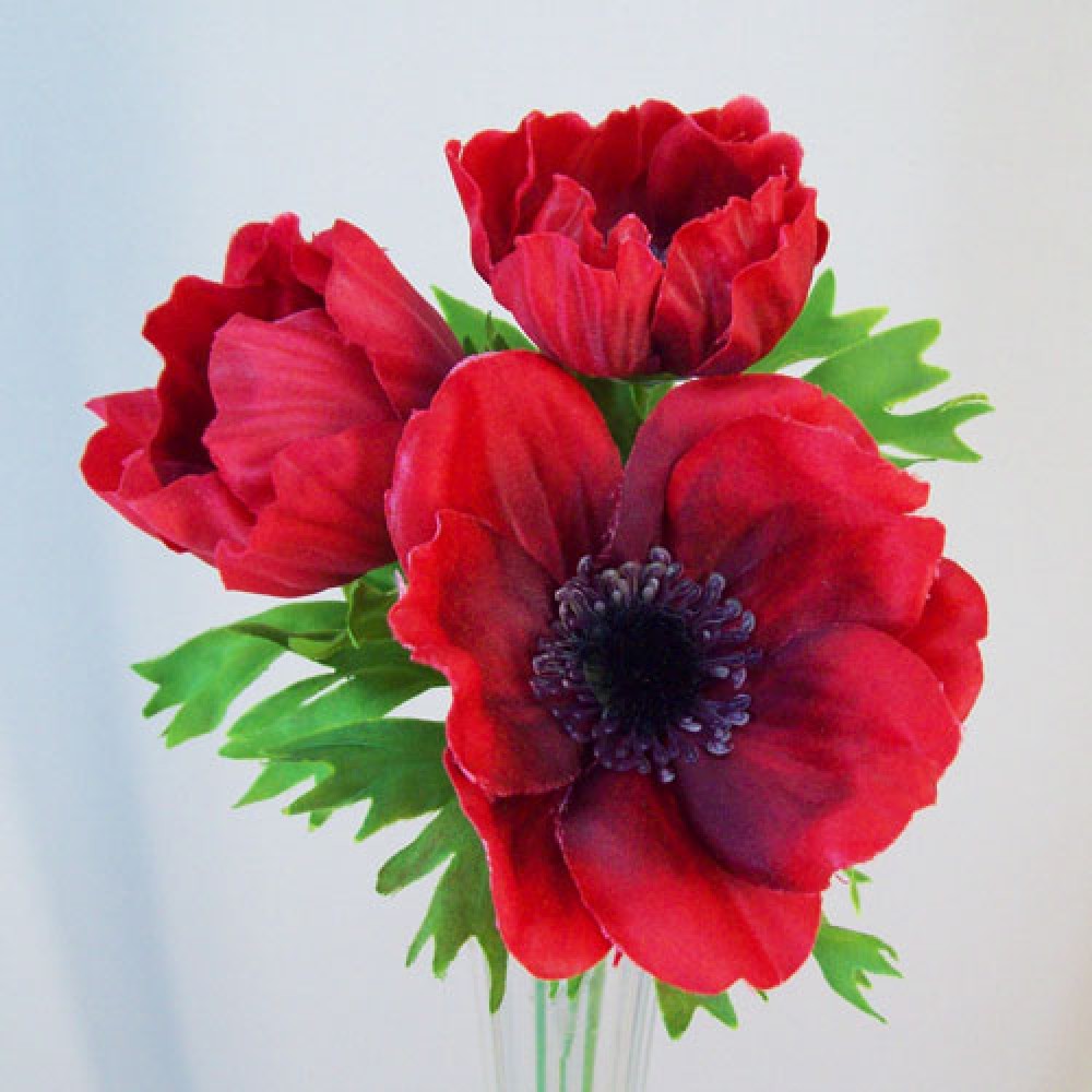 Anemones Red | Artificial Flowers