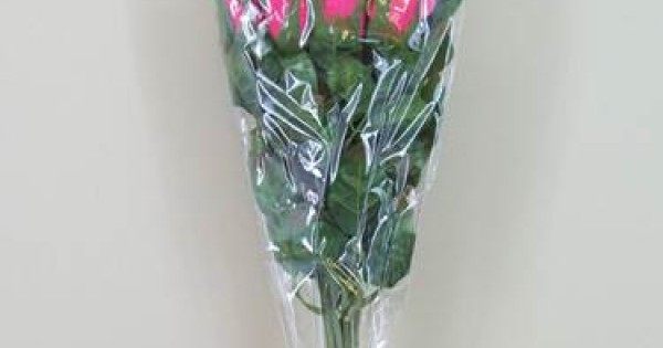 Silk Roses Bouquet Hot Pink 55cm | Artificial Flowers