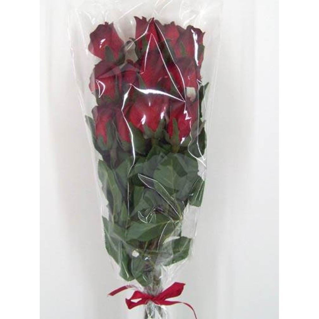 Silk Roses Bouquet Red 50cm | Artificial Flowers