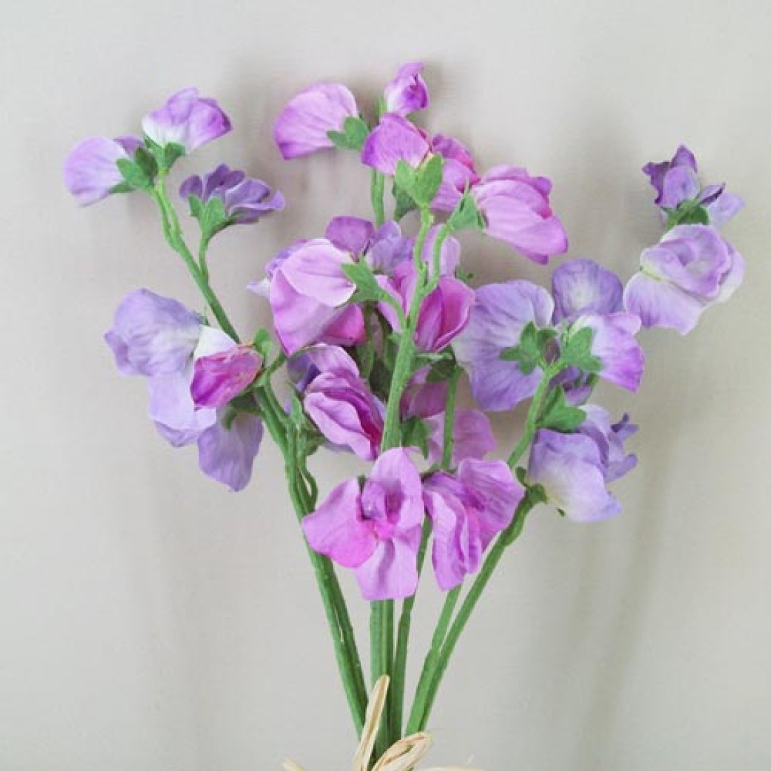 Artificial Sweet Peas Posy Lavender 42cm | Artificial Flowers