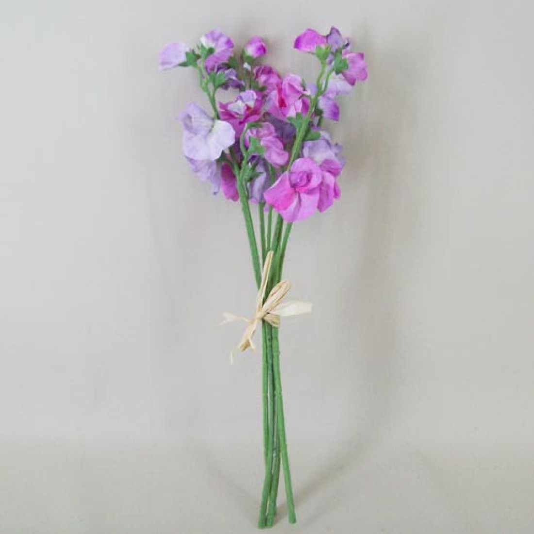 Artificial Sweet Peas Posy Lavender 42cm | Artificial Flowers
