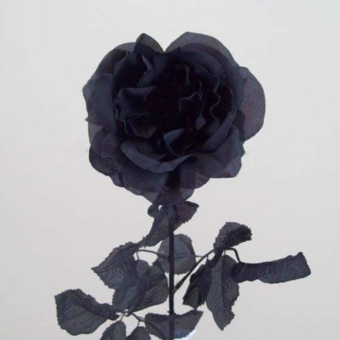 Black Silk Artificial Roses 70cm | Artificial Flowers