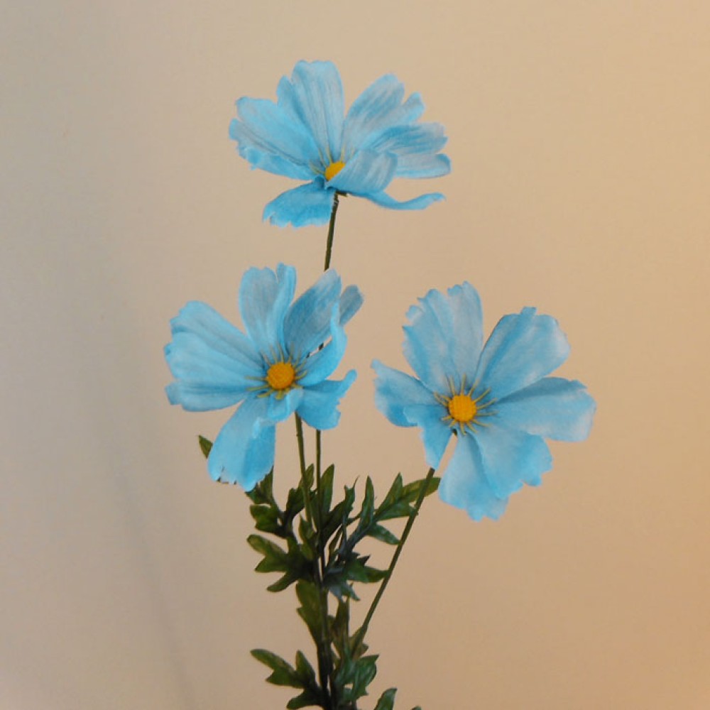 Fleur Artificial Cosmos Blue 74cm | Artificial Flowers