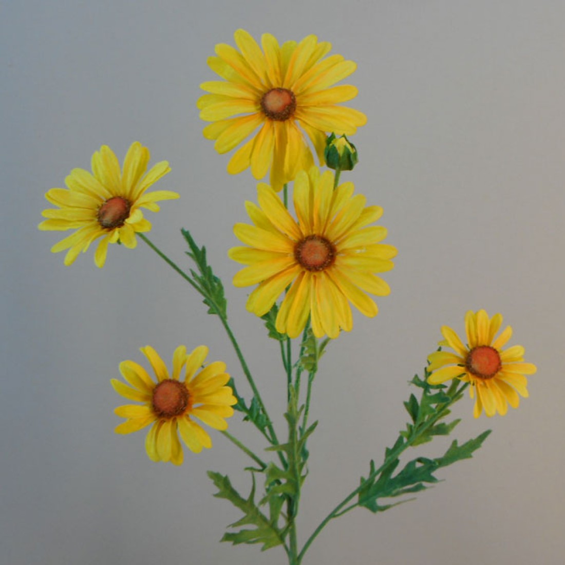 Silk Daisies | Large Artificial Field Daisy Yellow 64cm | Artificial ...