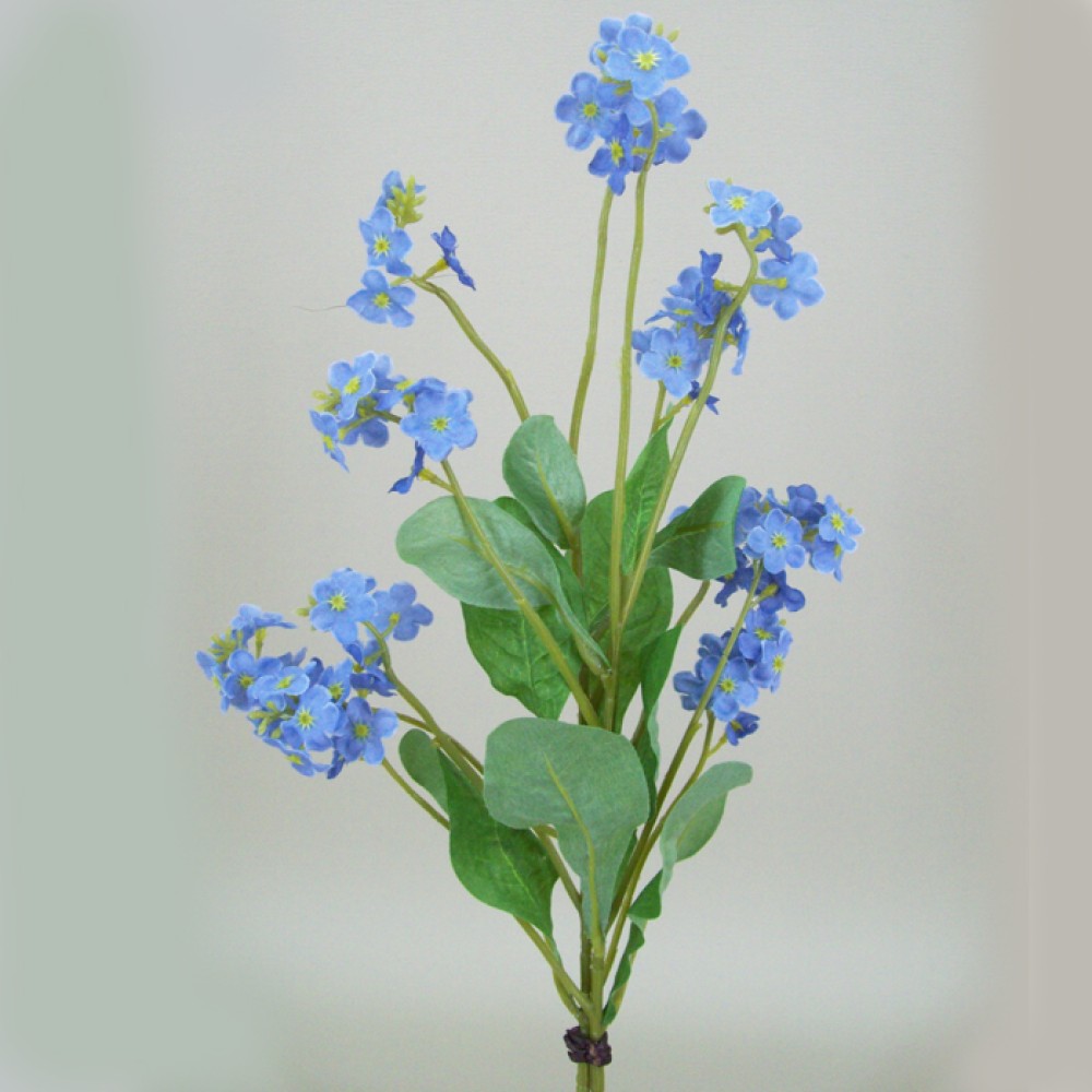 Artificial Forget Me Nots Posy Blue 29cm | Artificial Flowers