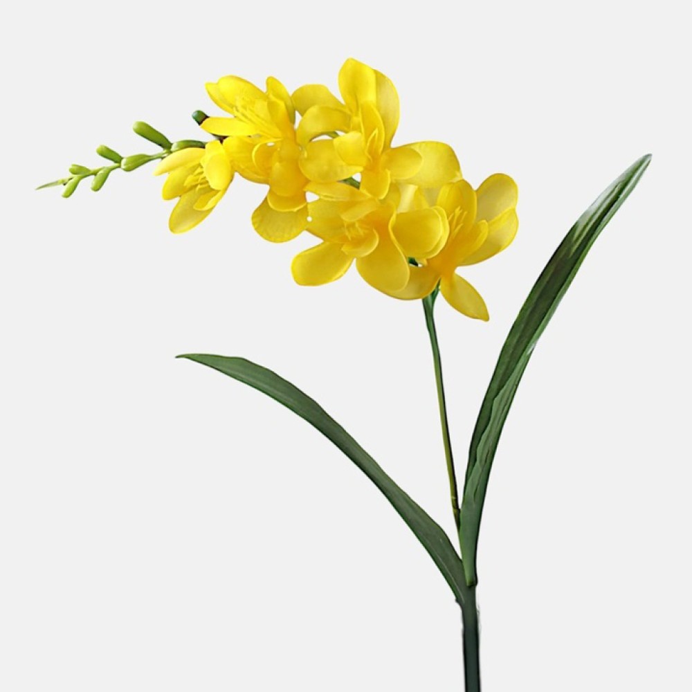 Freesias Stem Yellow 56cm| Artificial Flowers