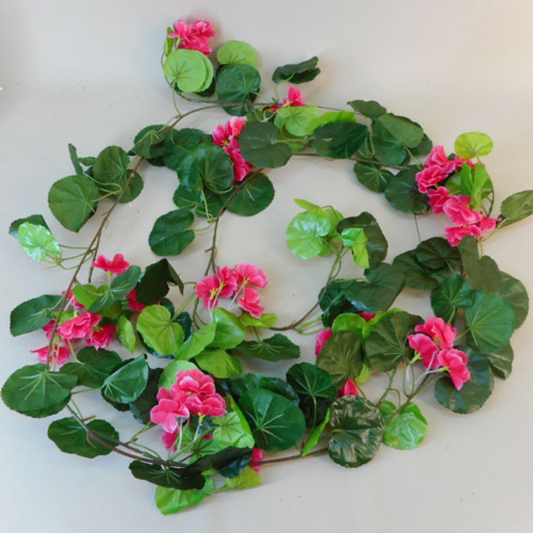 Fleur Geranium Garland Hot Pink | Artificial Flowers