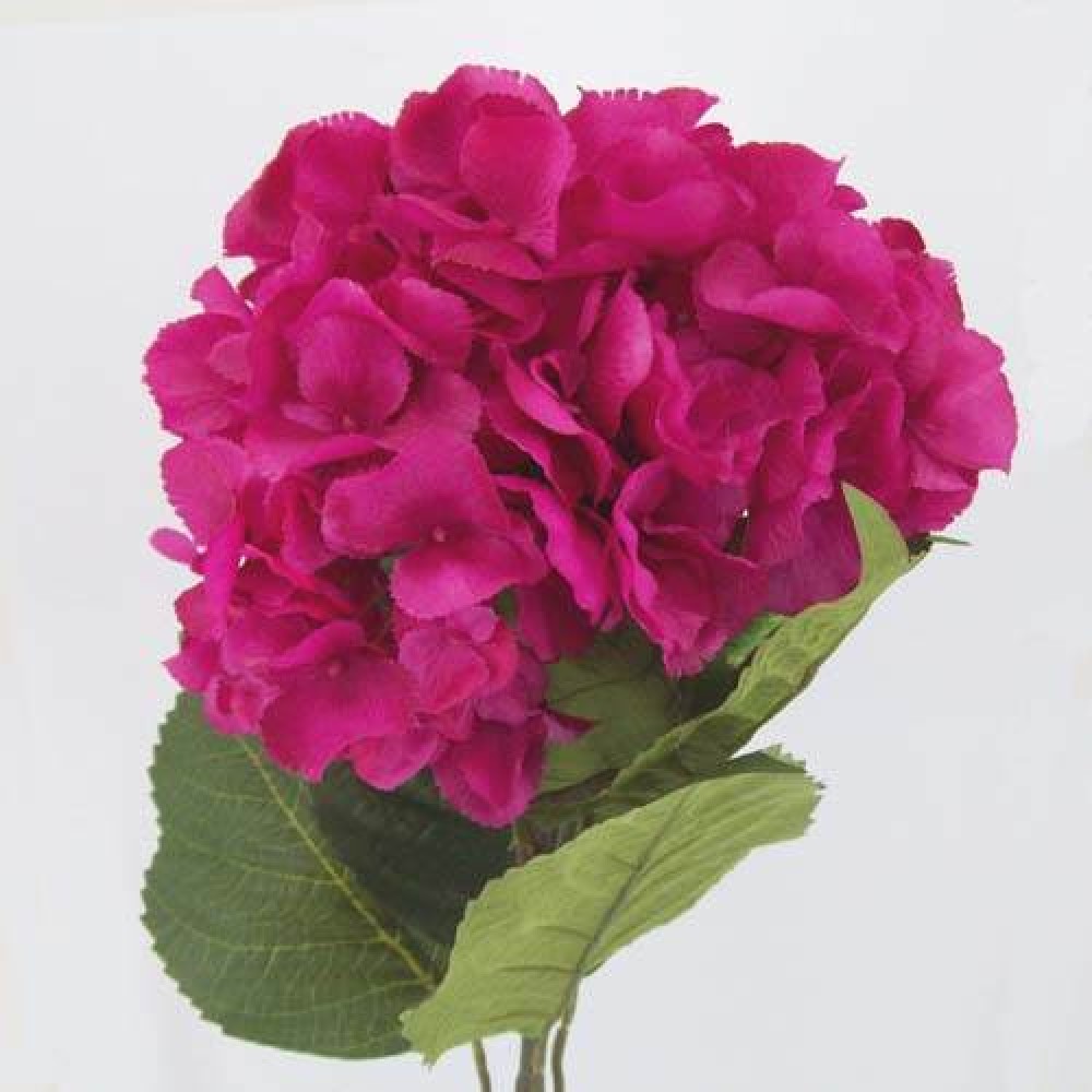 Giant Silk Hydrangeas Hot Pink 64cm | Artificial Flowers