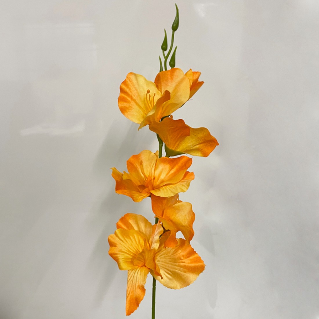 Artificial Gladiola Orange 53cm | Artificial Flowers