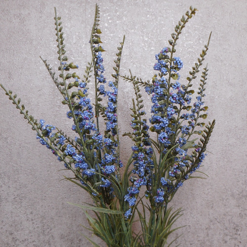 Artificial Heather Plants Bluee 54cm | Artificial Plants