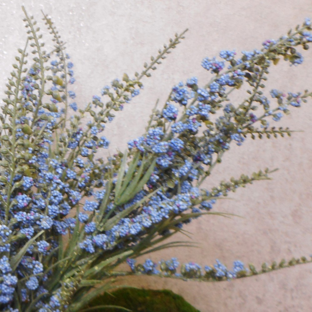 Artificial Heather Plants Bluee 54cm | Artificial Plants