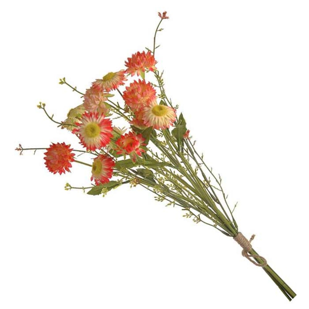 Artificial Helichrysum Candy Pink 46cm | Faux Dried Flowers