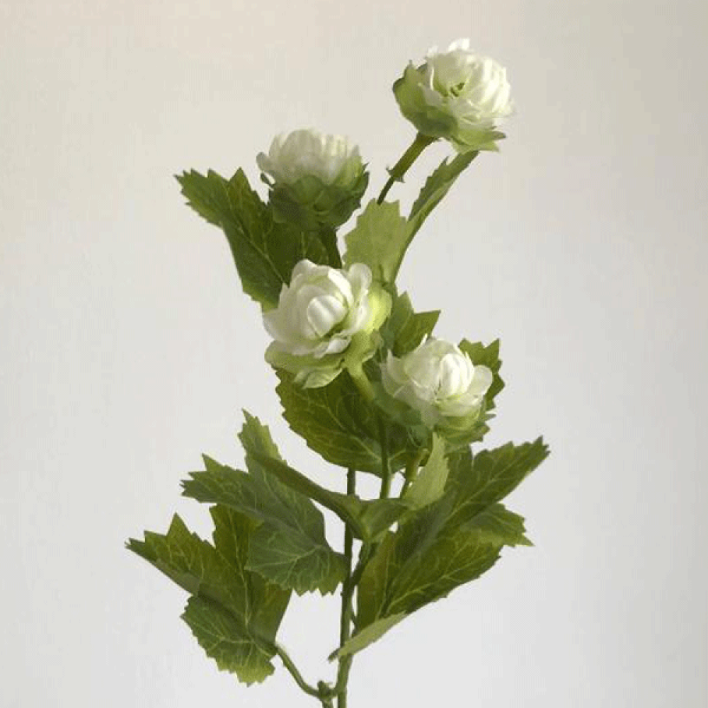 Artificial Hops Short Stem White 33cm | Artificial Flowers