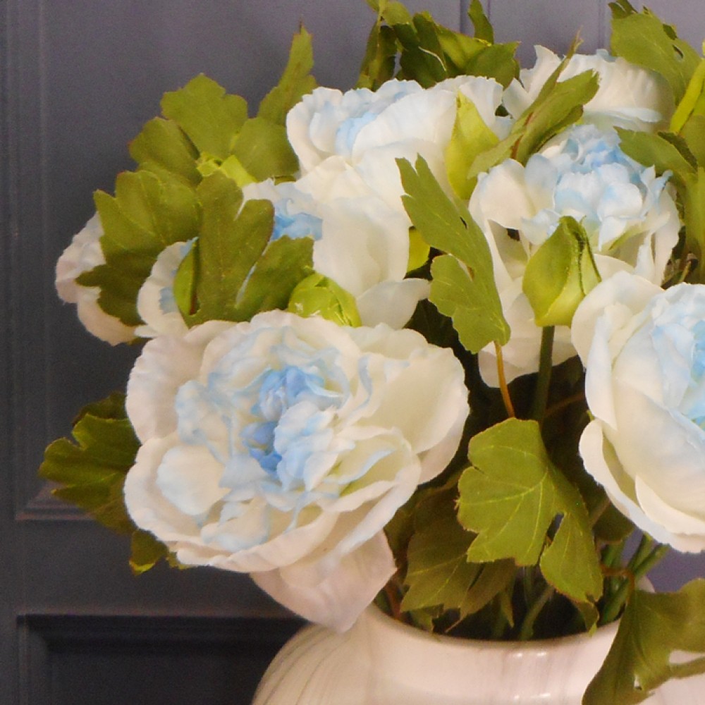 Artificial Flowers | Ranunculus Light Blue