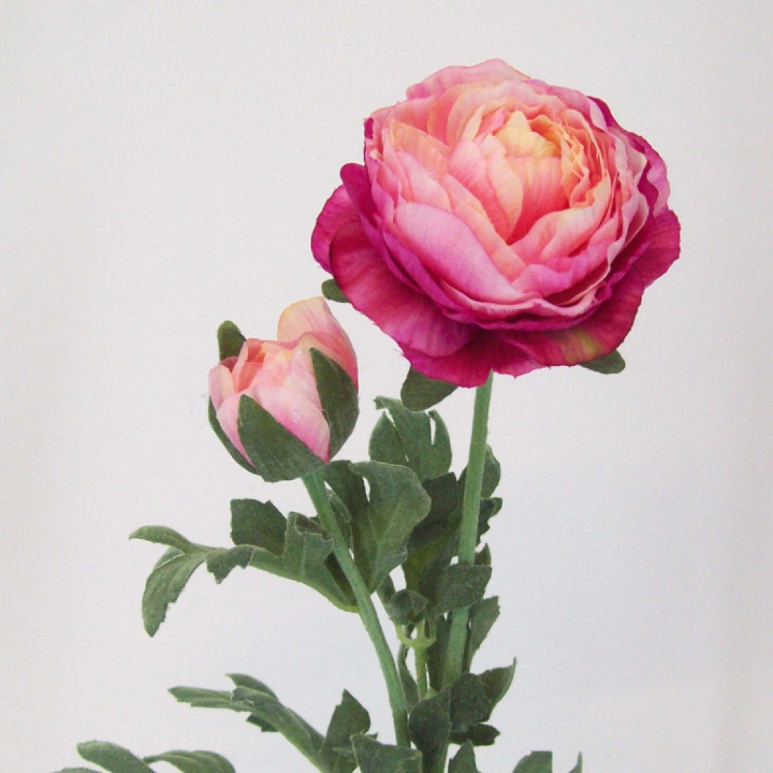 Artificial Ranunculus Pink Peach 40cm | Artificial Flowers