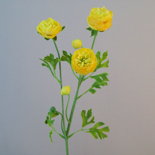 Silk Ranunculus Flowers Orange 65cm | Artificial Flowers