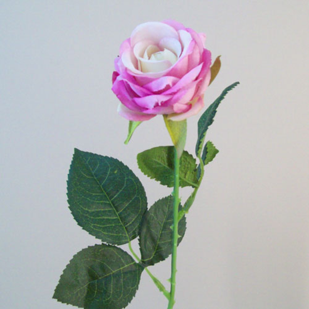 Artificial Button Roses Stem Mauve Pink 40cm | Artificial Flowers