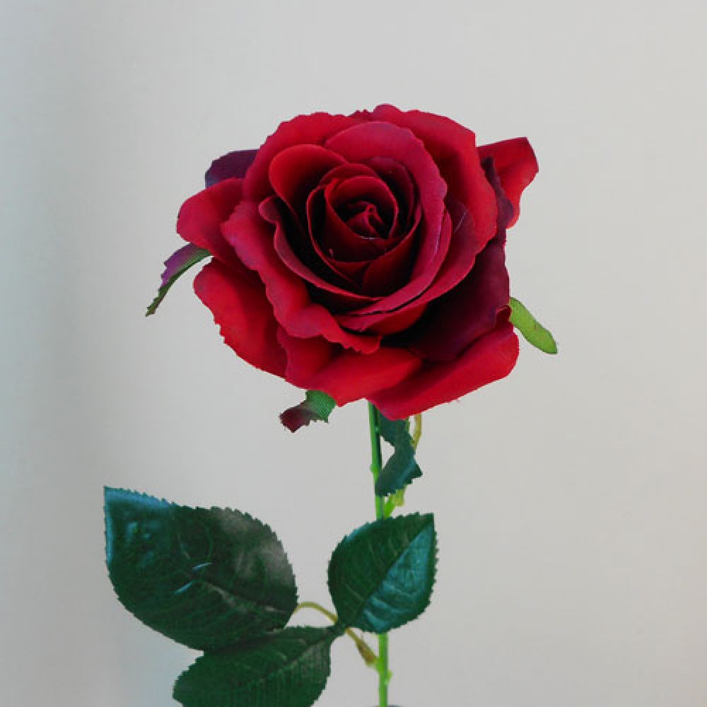 Artificial Roses Red 'Firefighter' 42cm | Artificial Flowers