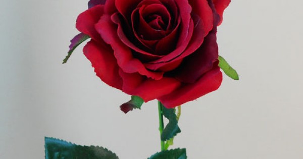 Artificial Roses Red 'Firefighter' 42cm | Artificial Flowers