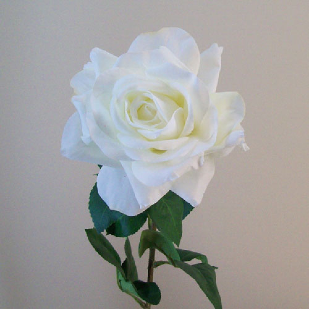 Tea Rose Cream 68cm | Artificial Flowers