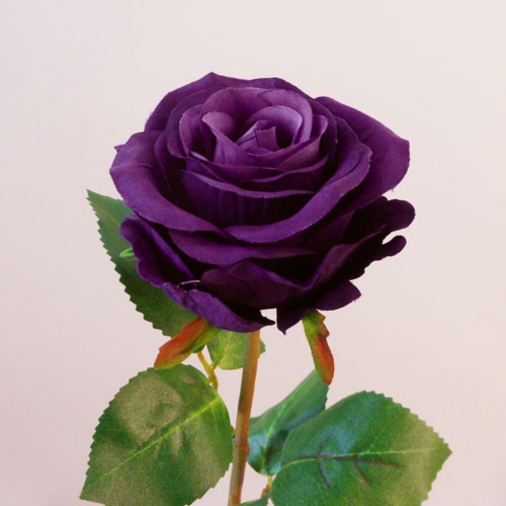 Artificial Flowers | Galaxy Rosebud Purple 43cm