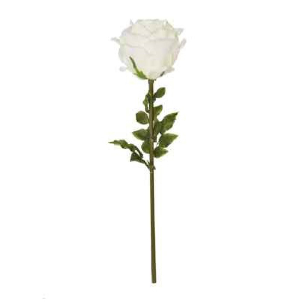 Giant Silk Rosebuds Cream 130cm | VM Display Prop | Artificial Flowers