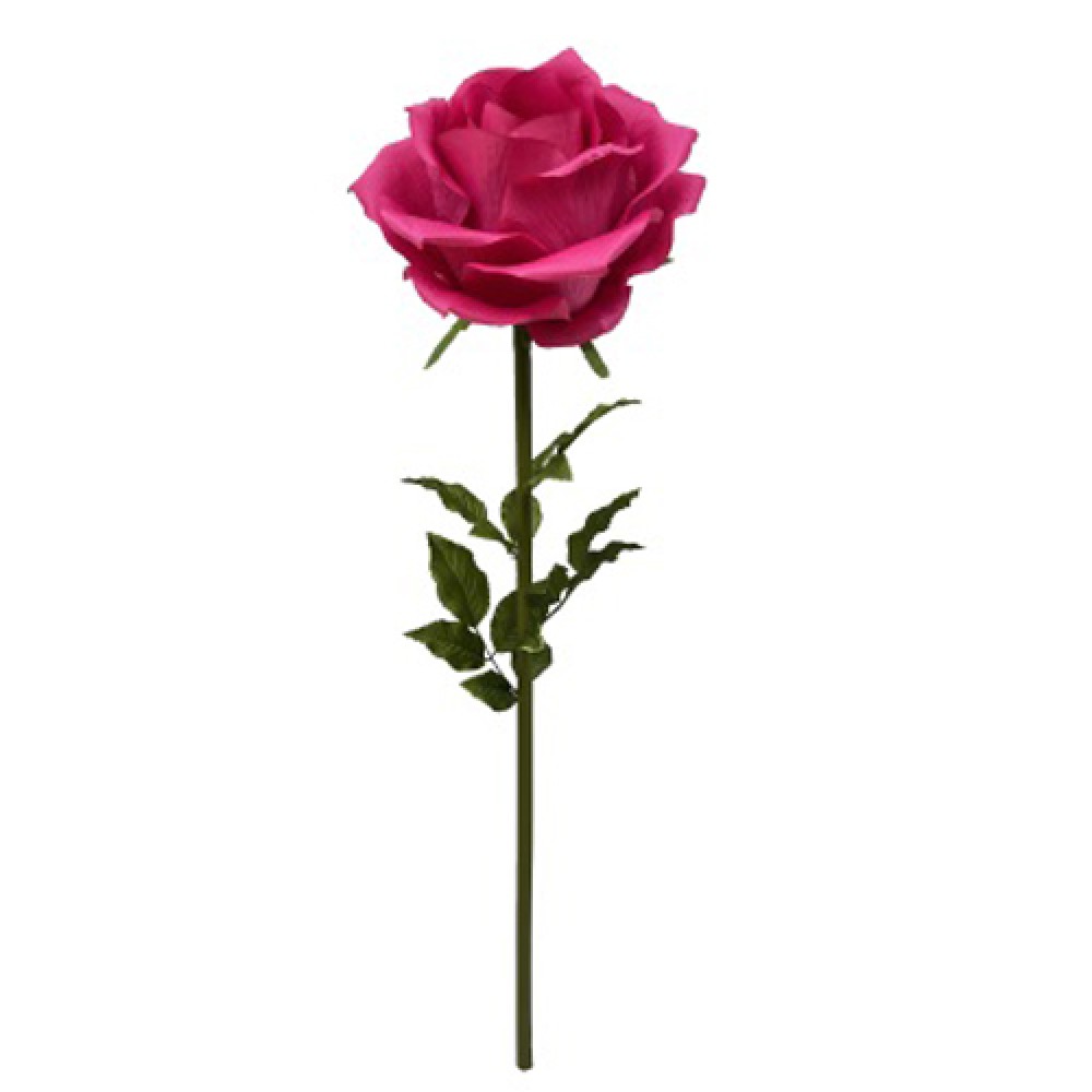 Giant Silk Rosebuds Hot Pink 130cm | VM Display Prop | Artificial Flowers