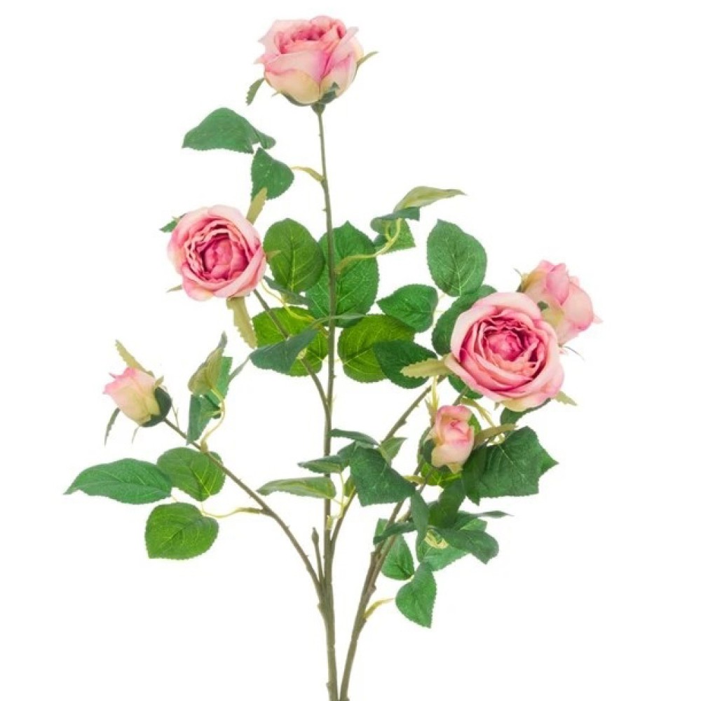Juliet Roses Spray Pink 70cm | Artificial Flowers