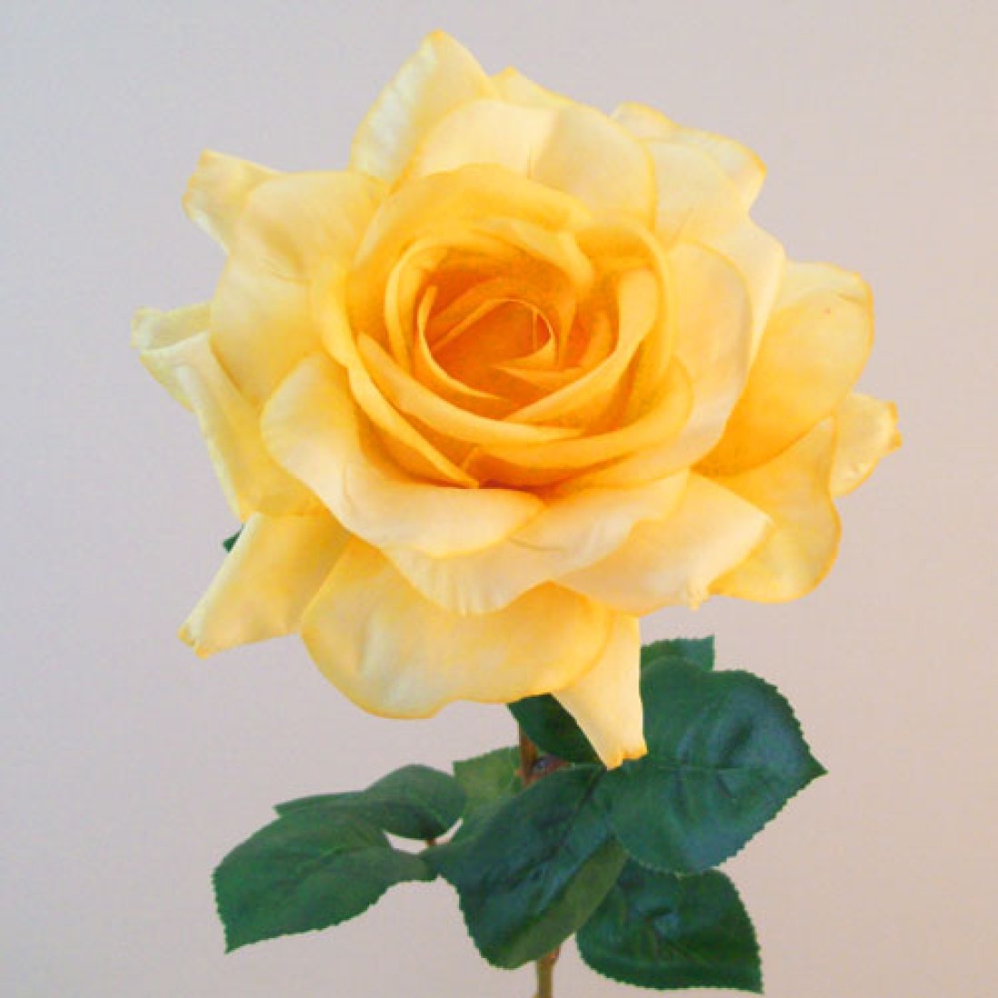 Artificial Tea Rose Yellow 68cm | Artificial Flowers