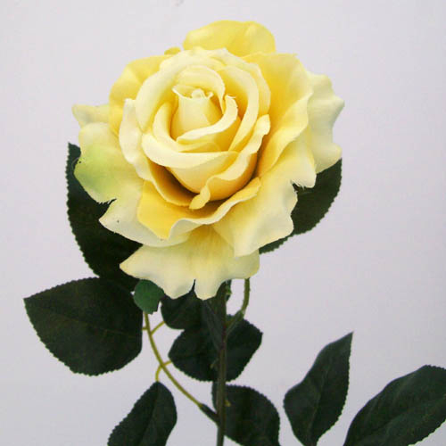 Artificial Roses Bouquet Yellow 44cm | Artificial Flowers