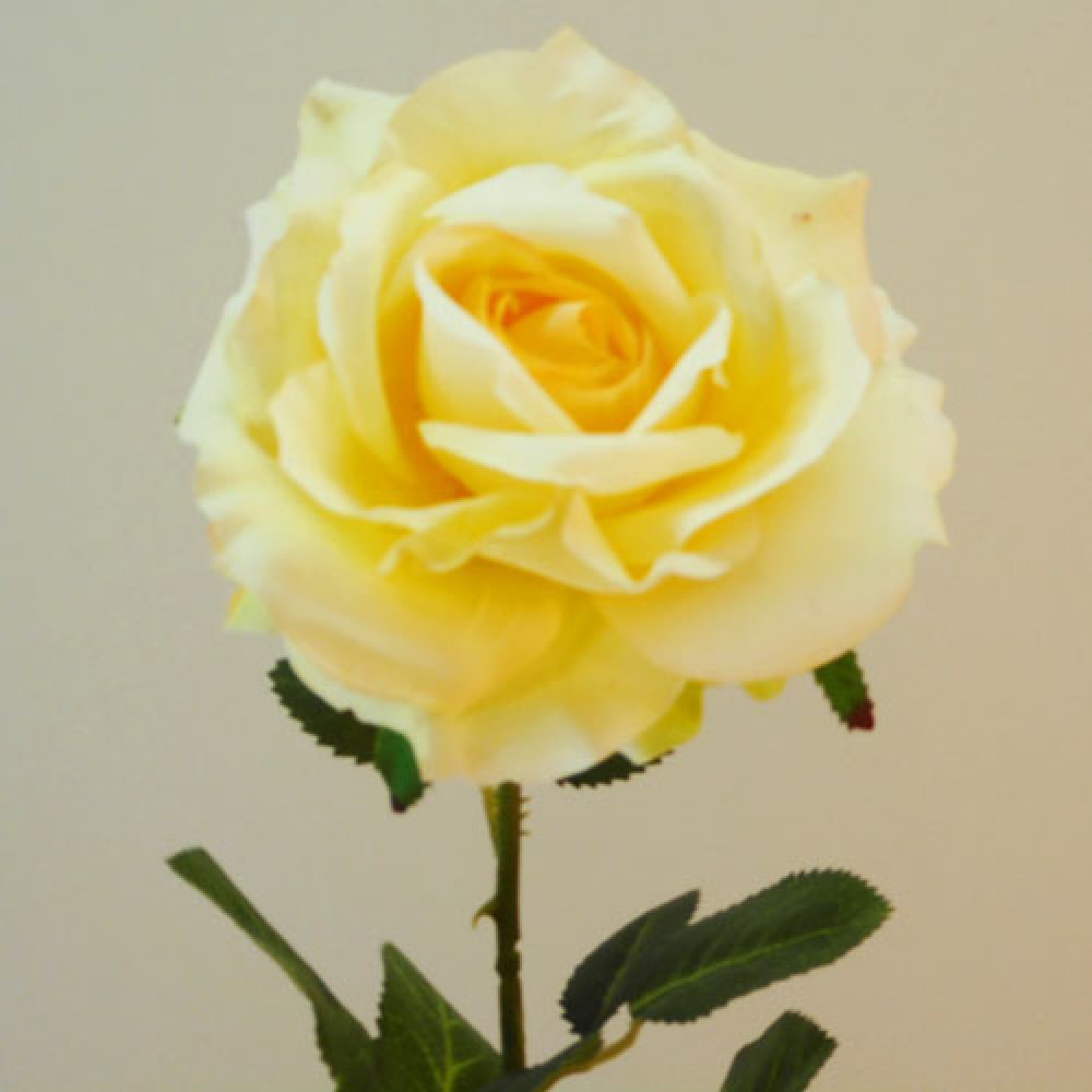 Richmond Artificial Rose Yellow 72cm | Artificial Flowers