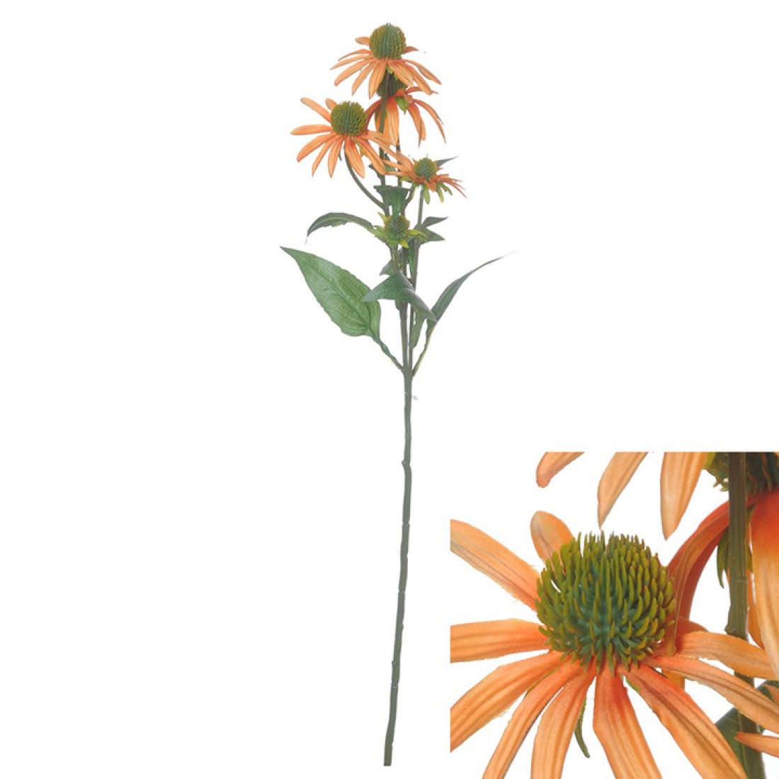 Artificial Rudbeckia Daisies Orange 73cm | Artificial Flowers