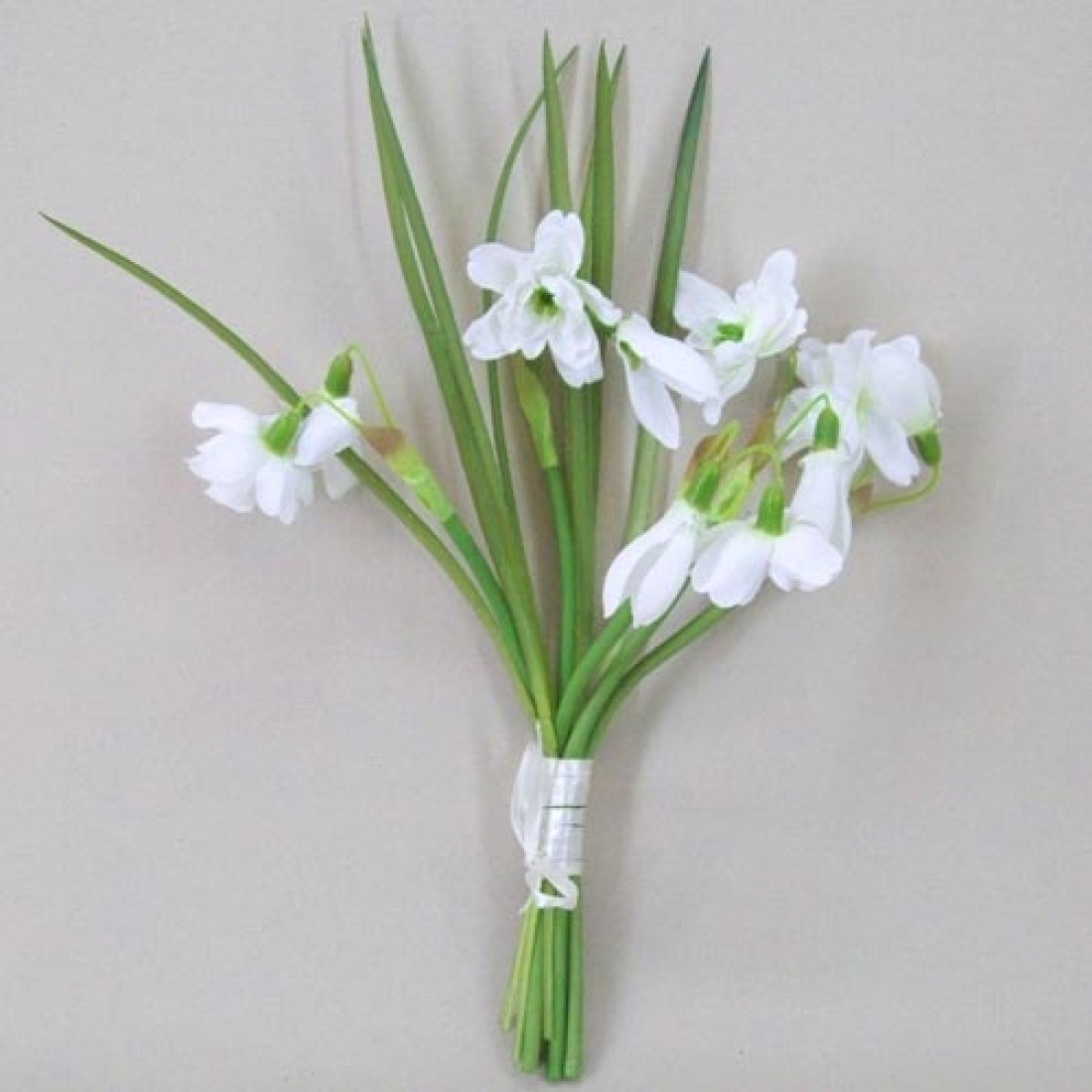Artificial Snowdrops Bundle Deluxe 24cm | Artificial Flowers