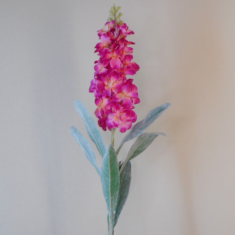Artificial Stocks Hot Pink 84cm | Artificial Flowers