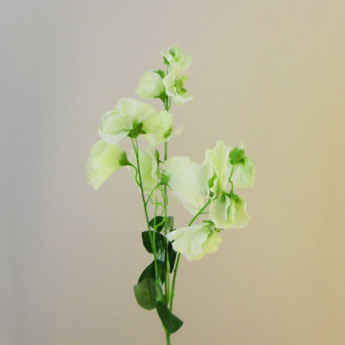 Long Artificial Sweet Peas Stem Green | Artificial Flowers