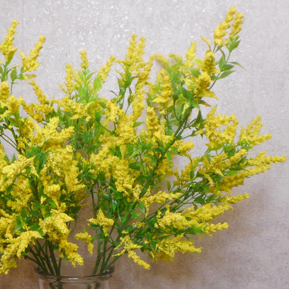 Artificial Veronica Cottage Garden Flowers Yellow 87cm | Artificial Flowers