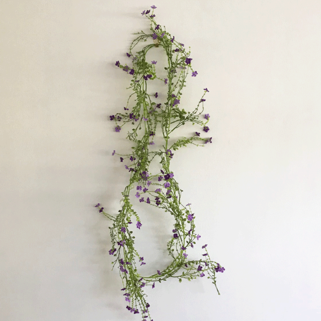 Artificial Wild Flowers Garland Purple | Artificial Flowers