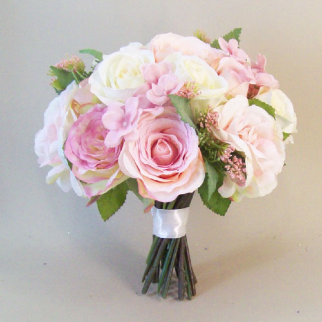 Annabel Artificial Roses Wedding Bouquet | Artificial Wedding Flowers